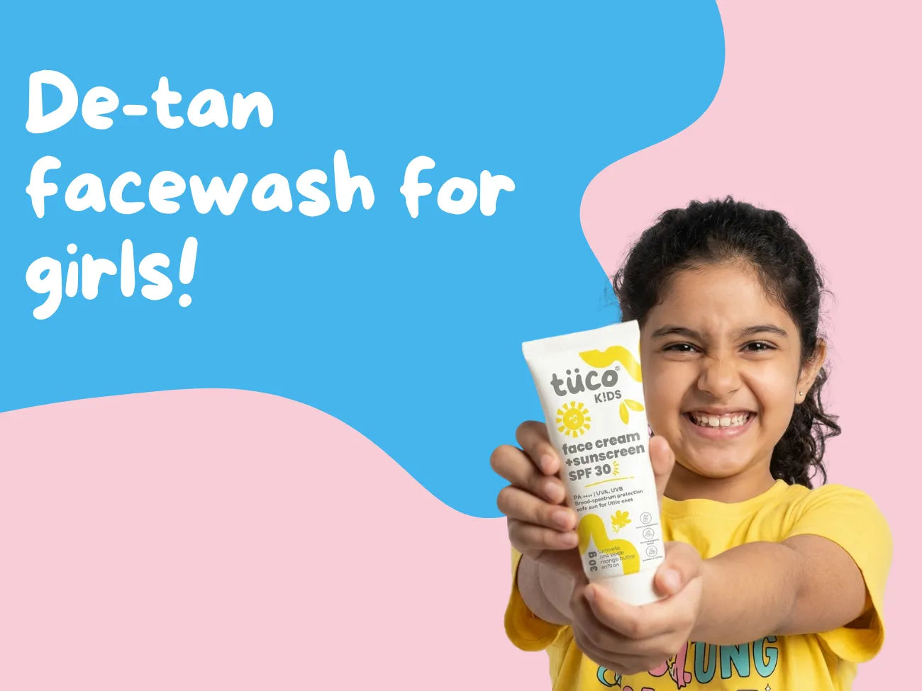 Girls De-Tanning Face Care: Restoring Natural Tone – Tuco Kids