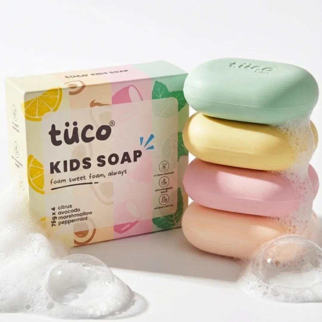 Tuco Kids Daily Soap Pack of 4 | Cleanses, Moisturizes and Soothes Kids ...