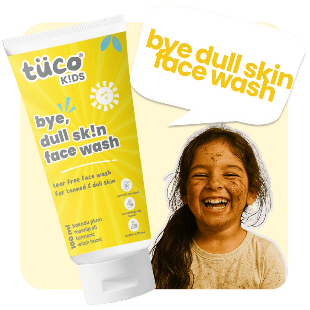 Tuco Kids Bye Dull Skin Face Wash | Gentle, Natural Cleanser for Bright ...