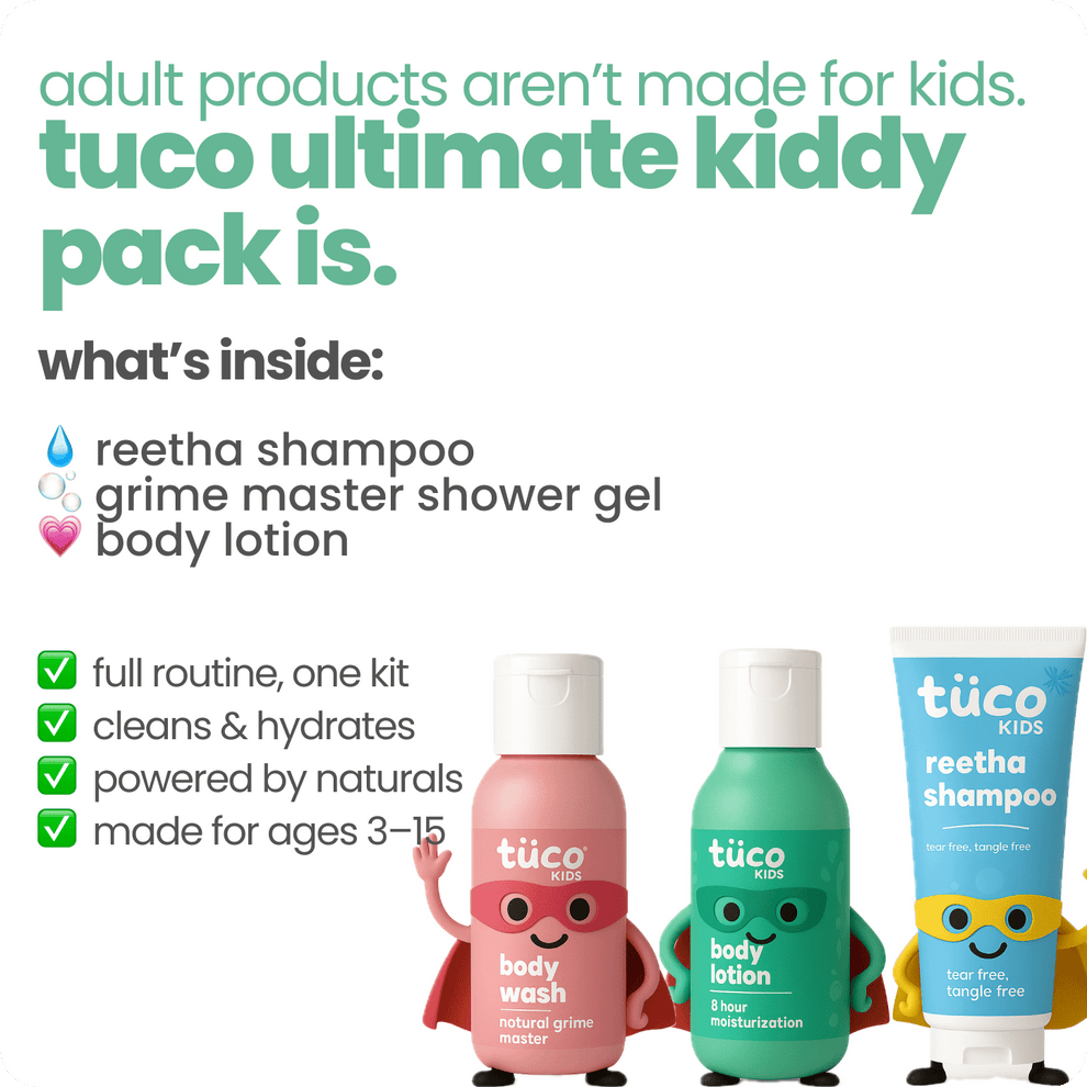 Tuco Kids Vacation Ready Pack | Travel-Friendly Skincare & Sun ...